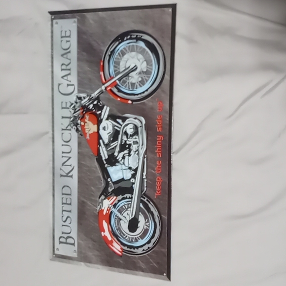 busted knuckle garage | Accents | Busted Knuckle Garage Sign | Poshmark